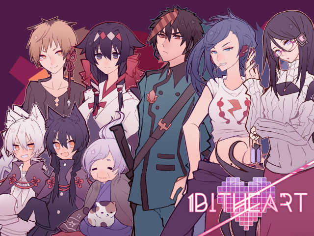 1bitHeart 友達になれる登場キャラクター紹介 その1 | News | PLAYISM Official Website